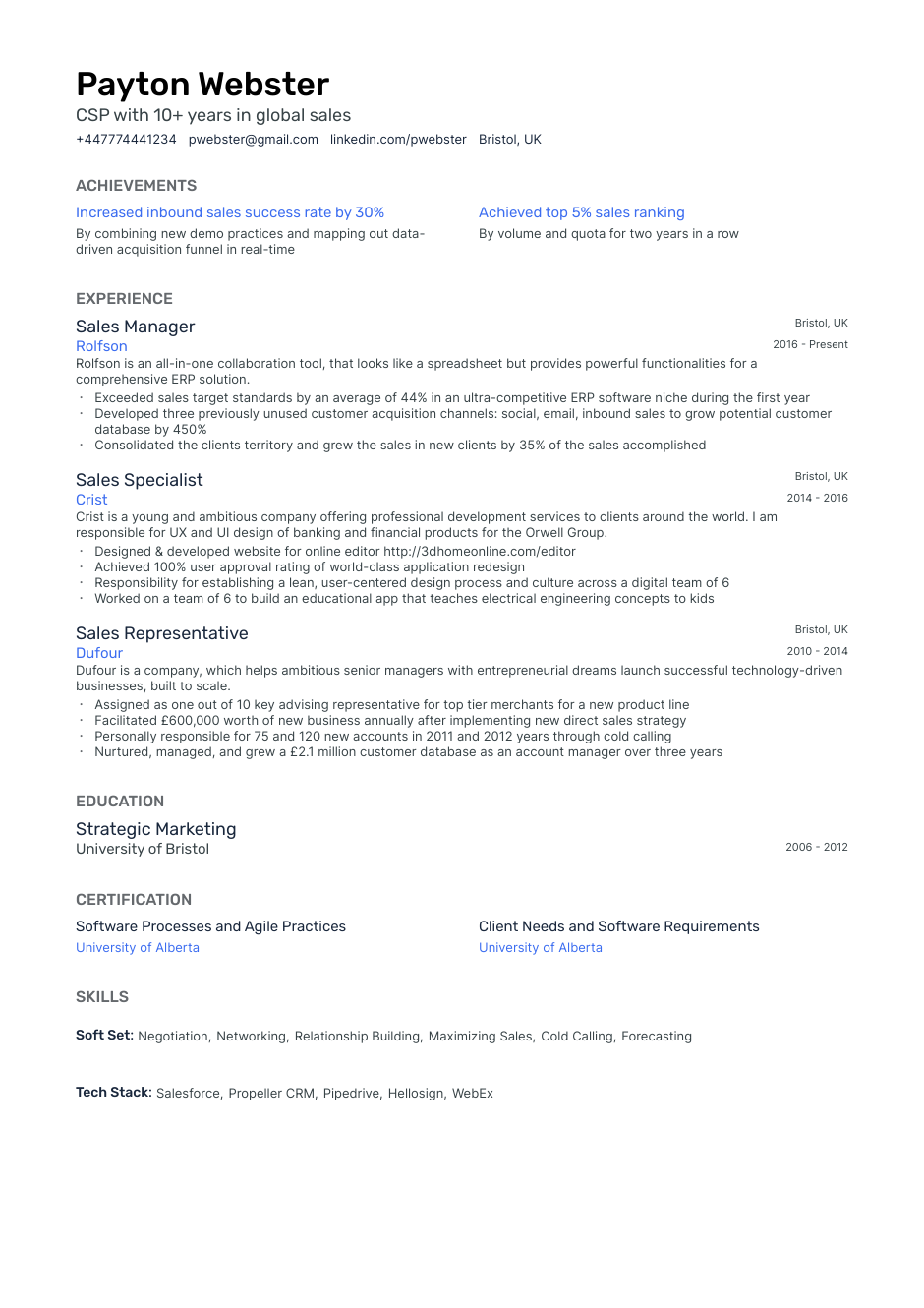 12 Best CV Templates: Ultimate Guide, Tips & Ready-To-Use Templates for ...