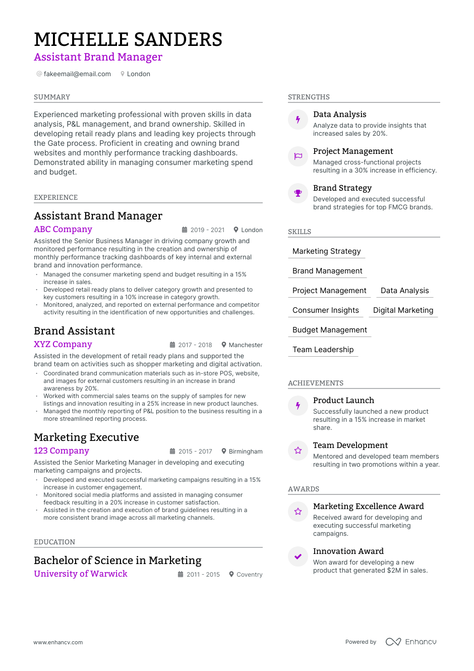 5 Assistant Marketing Manager Resume Examples & Guide for 2023