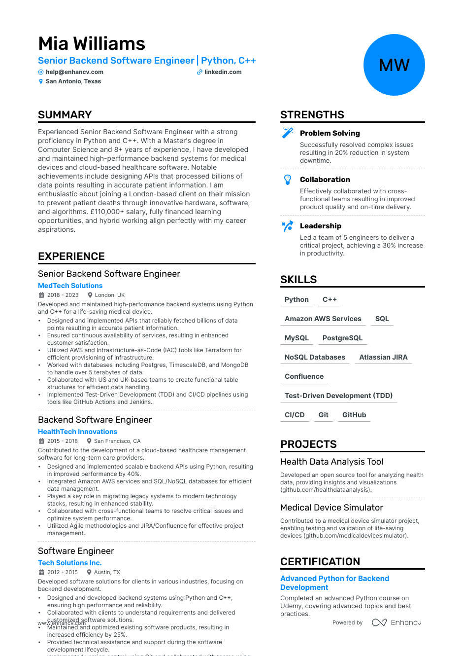 5 Aws Lambda Resume Examples And Guide For 2023