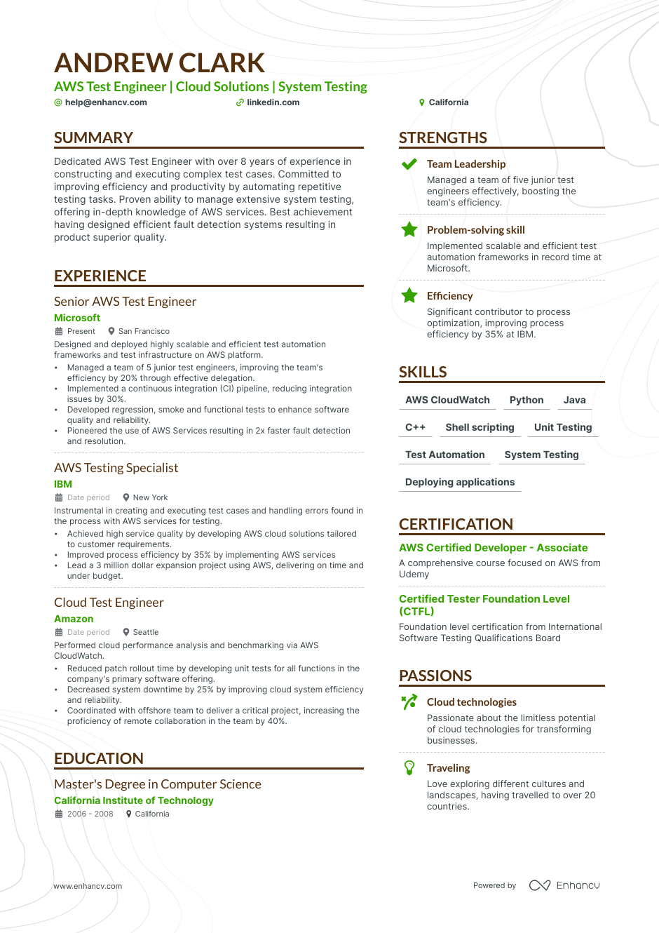 5 AWS Testing Resume Examples & Guide for 2023 5 AWS Testing Resume Examples & Guide for 2023