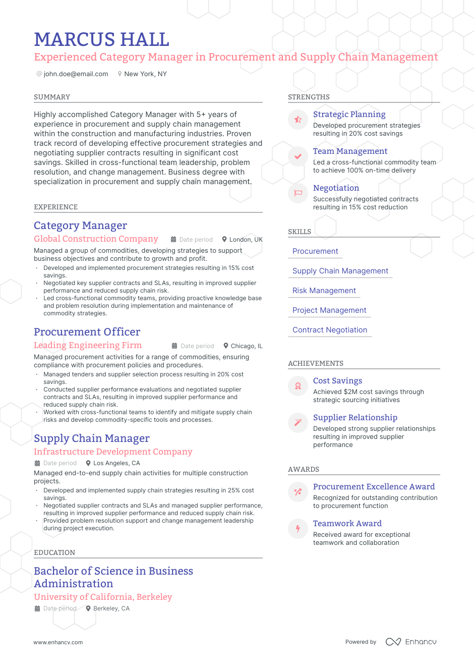 5 Commodity Manager Resume Examples & Guide for 2023