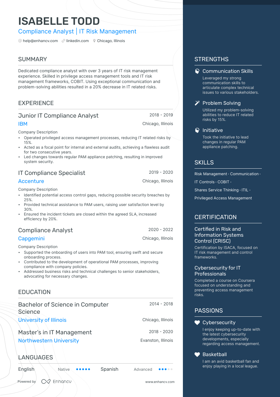 5 Compliance Analyst Resume Examples Guide For 2023