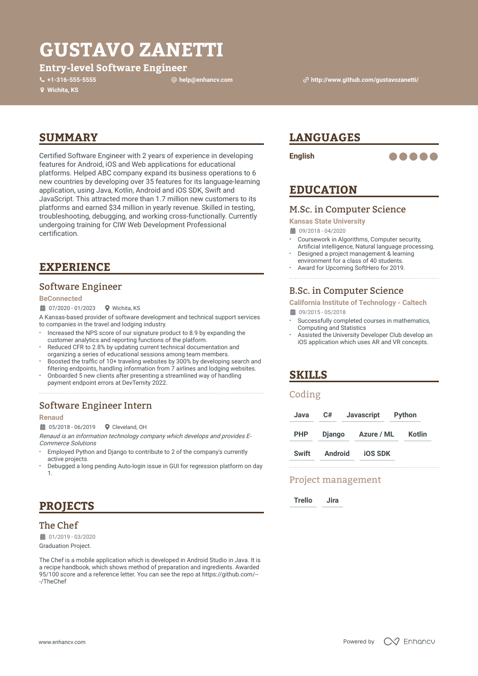 5 Entry Level Software Engineer Resume Examples Guide For 2023