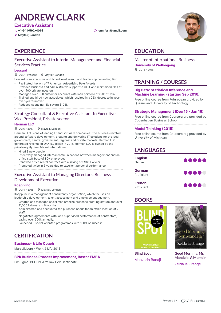 7 Executive Assistant Resume Examples & Guide for 2023