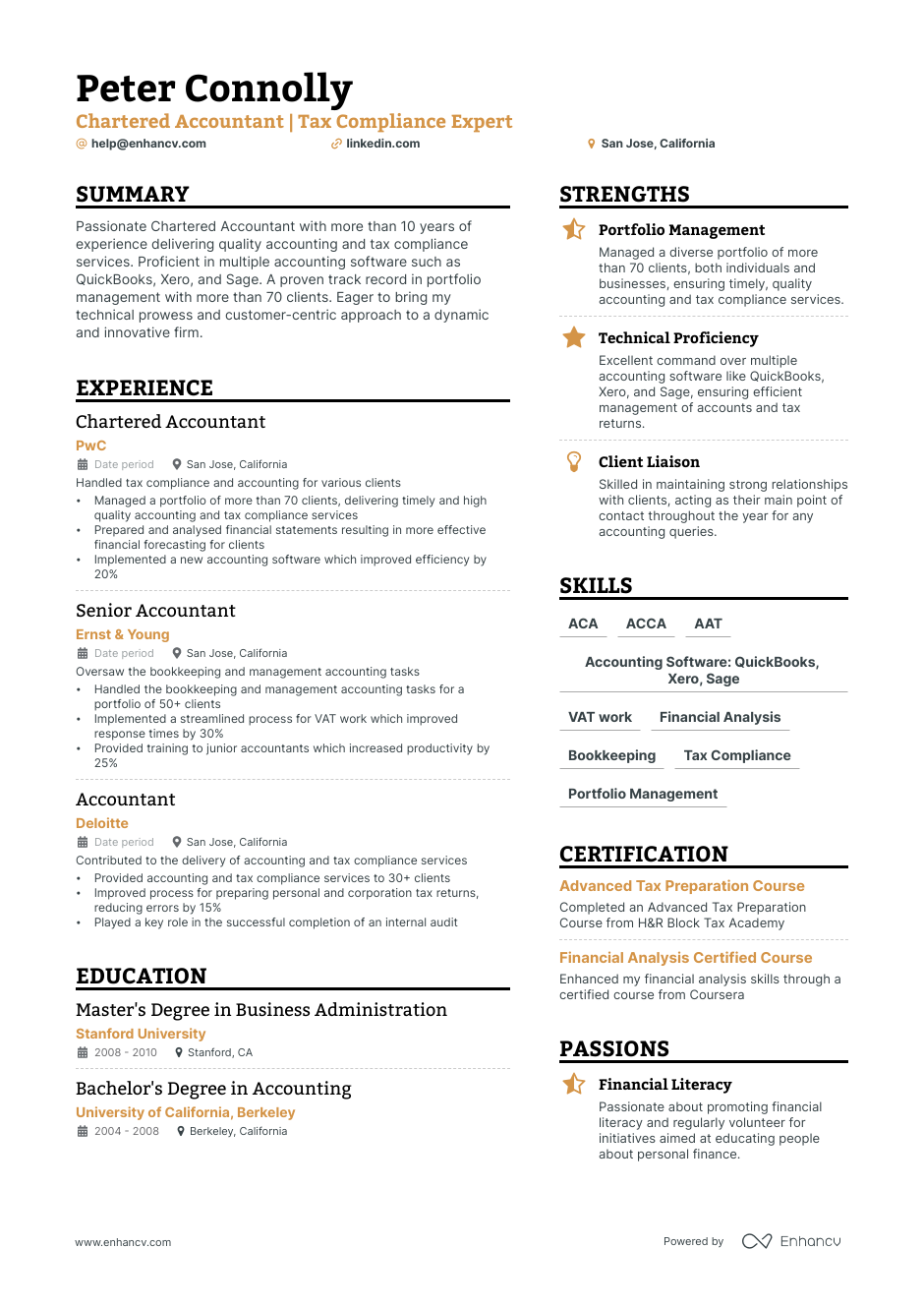 5 Senior Accountant Resume Examples & Guide for 2023