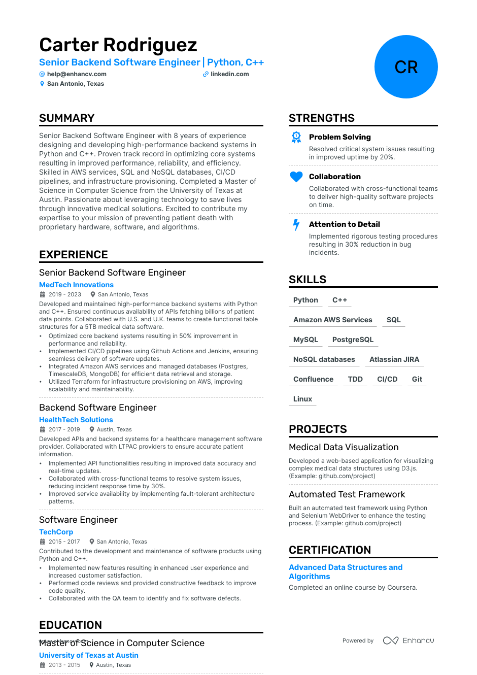 5 Tech Lead Resume Examples & Guide for 2023